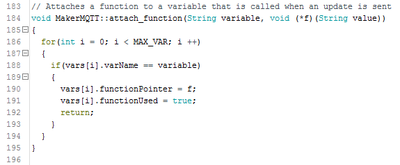 Custom IoT - Function Pointers
